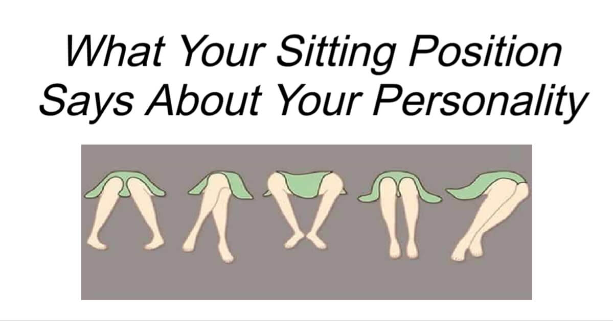 What Your Sitting Position Says About Your Personality